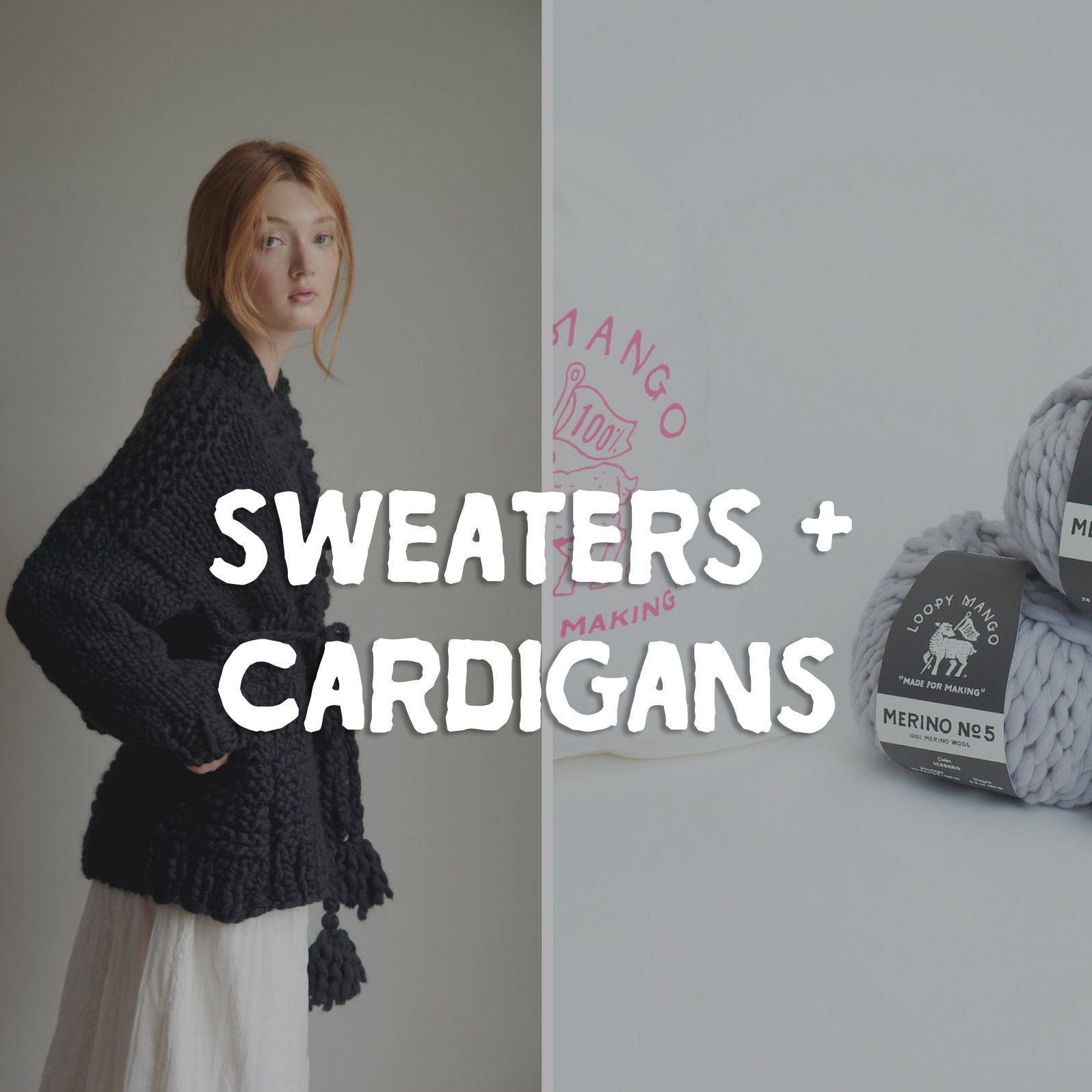 Sweaters & Cardigans DIY Kits – Loopy Mango