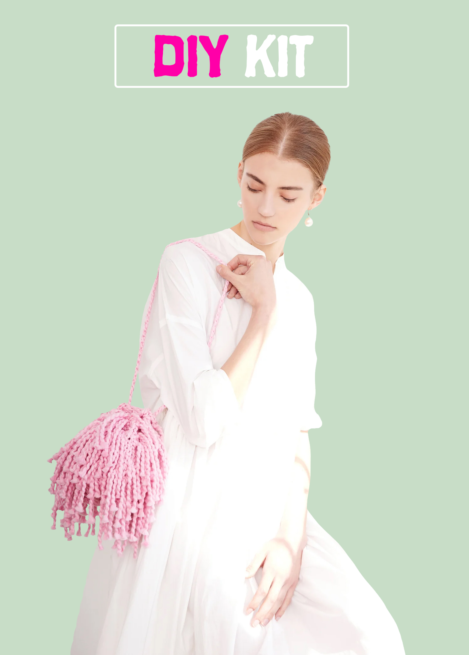 DIY Kit - Fringe Bag - Big Cotton – Loopy Mango