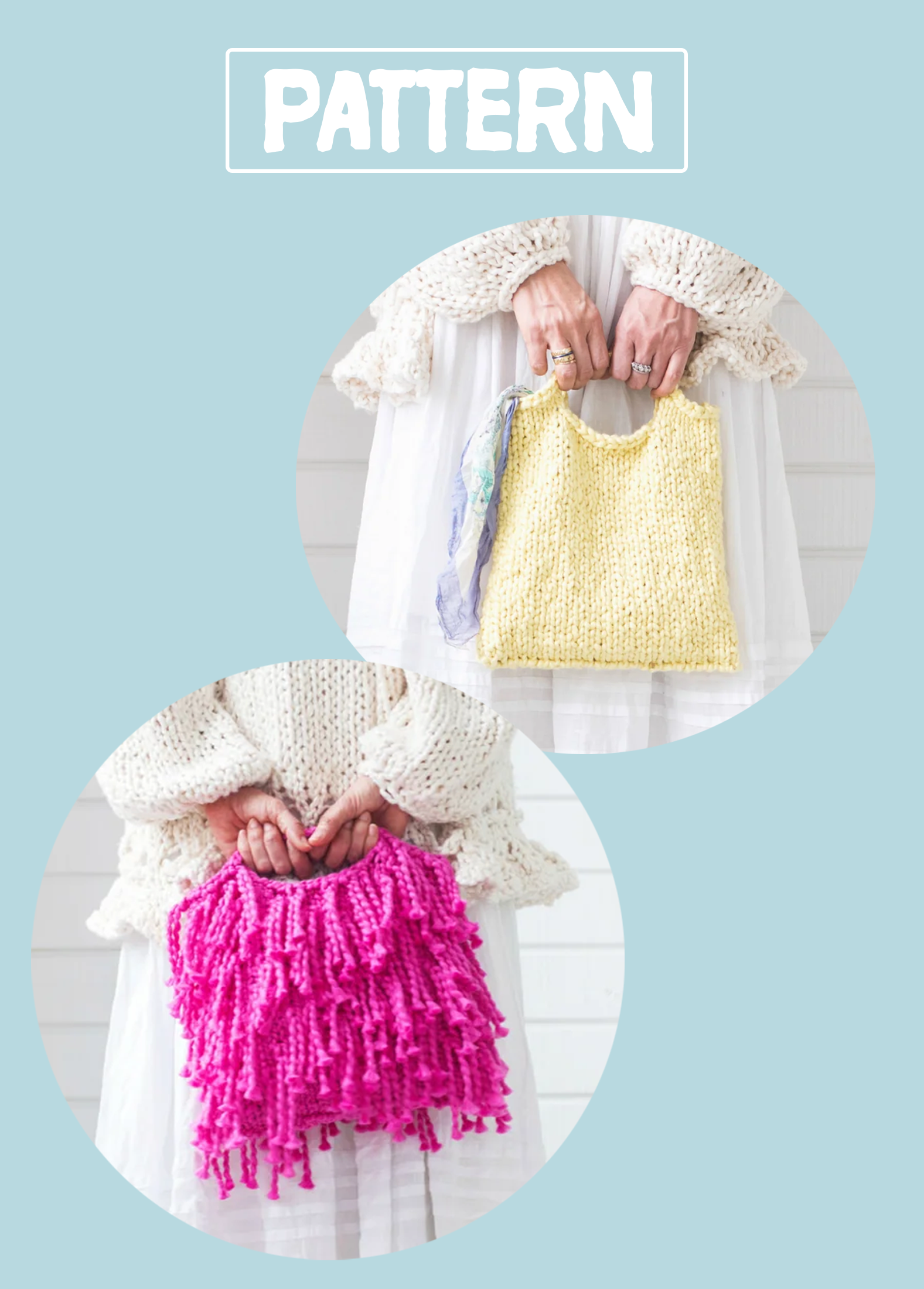 Mini Market Bag PATTERN- Big Cotton – Loopy Mango