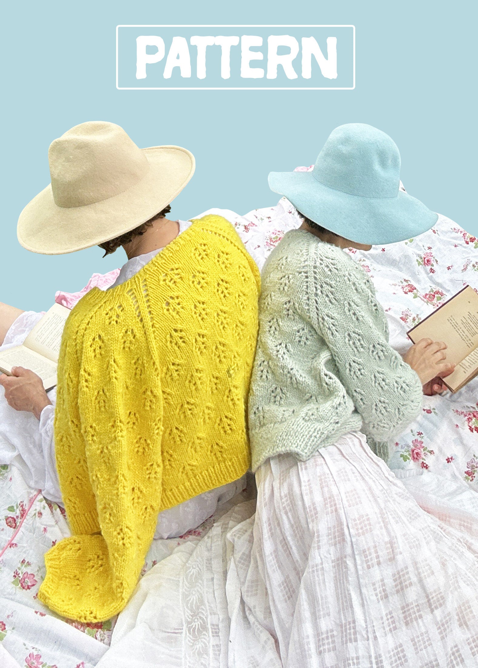 Lace Top-Down Cardigan Knitting Pattern | Digital Download – Loopy Mango