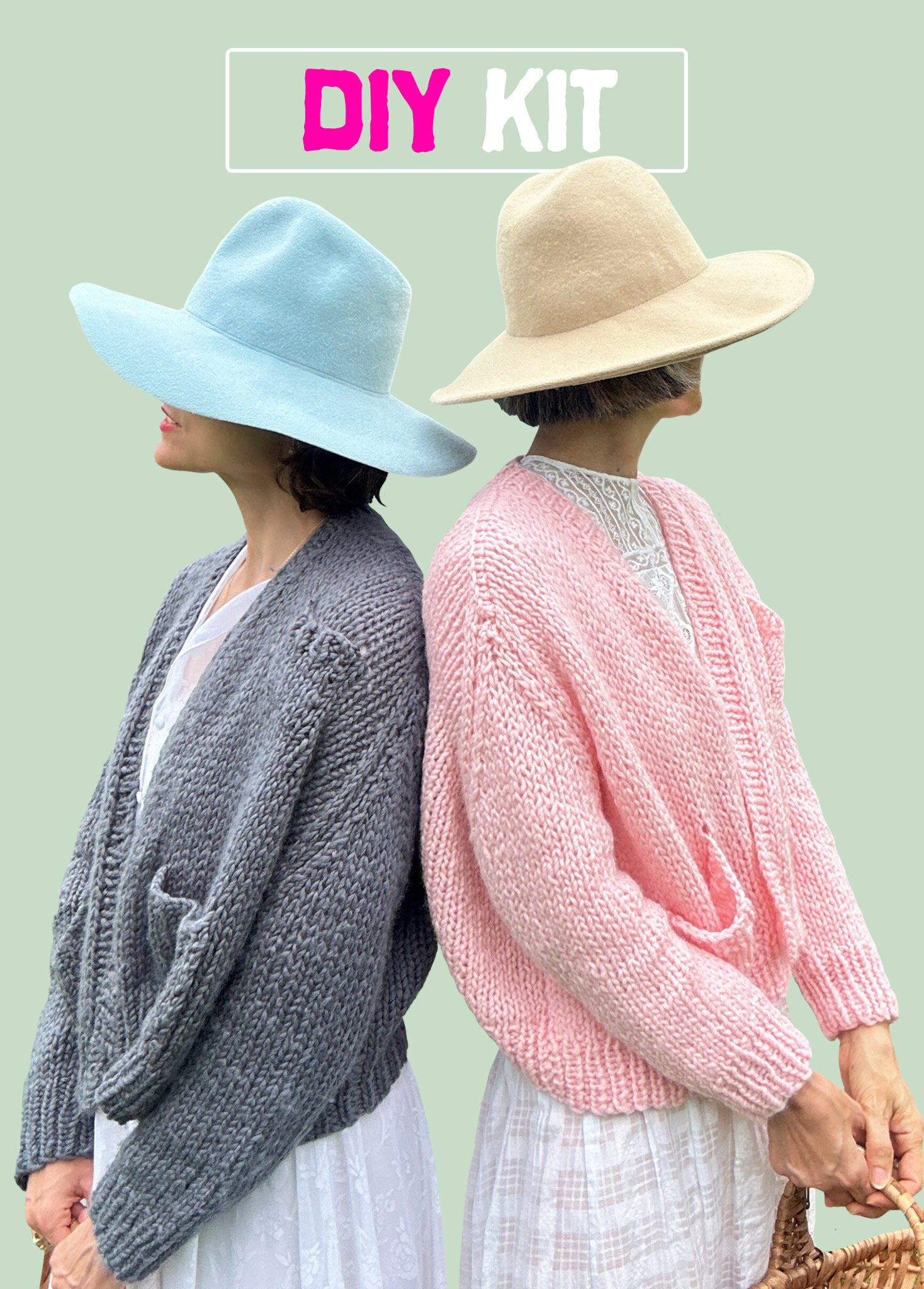 DIY Kit - Rhinebeck Cardigan - Dream (Merino Worsted) – Loopy Mango